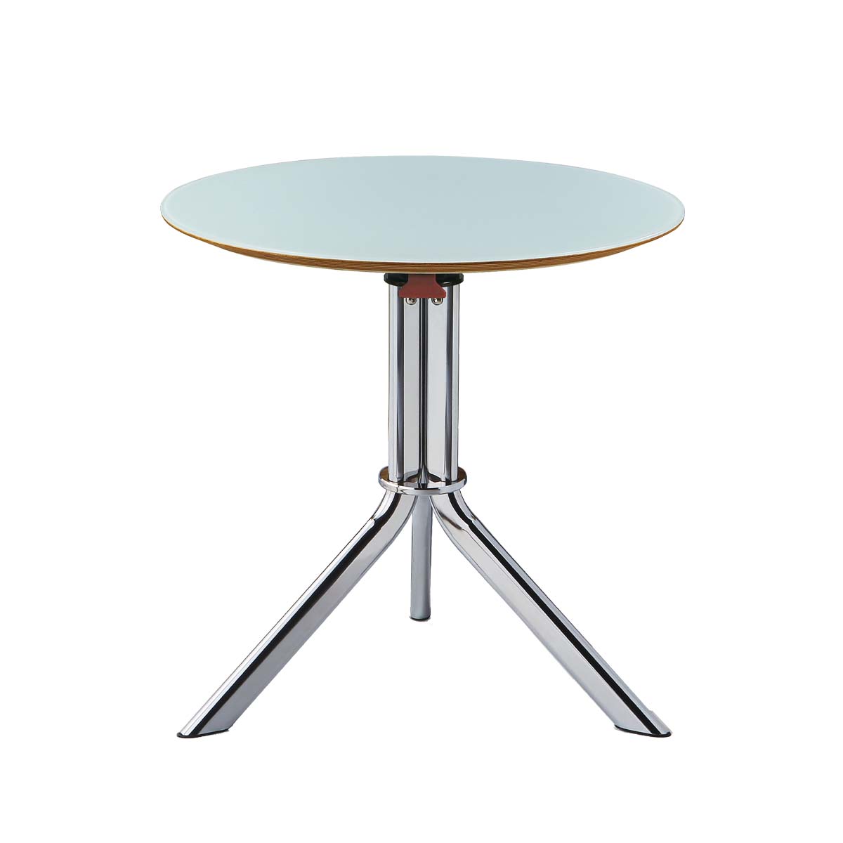 BISTROVOLO GLAKS 600 Natural Edge / 비스트로볼로 글락 600 / 크롬다리 / 자작나무 엣지 / 식탁 ...