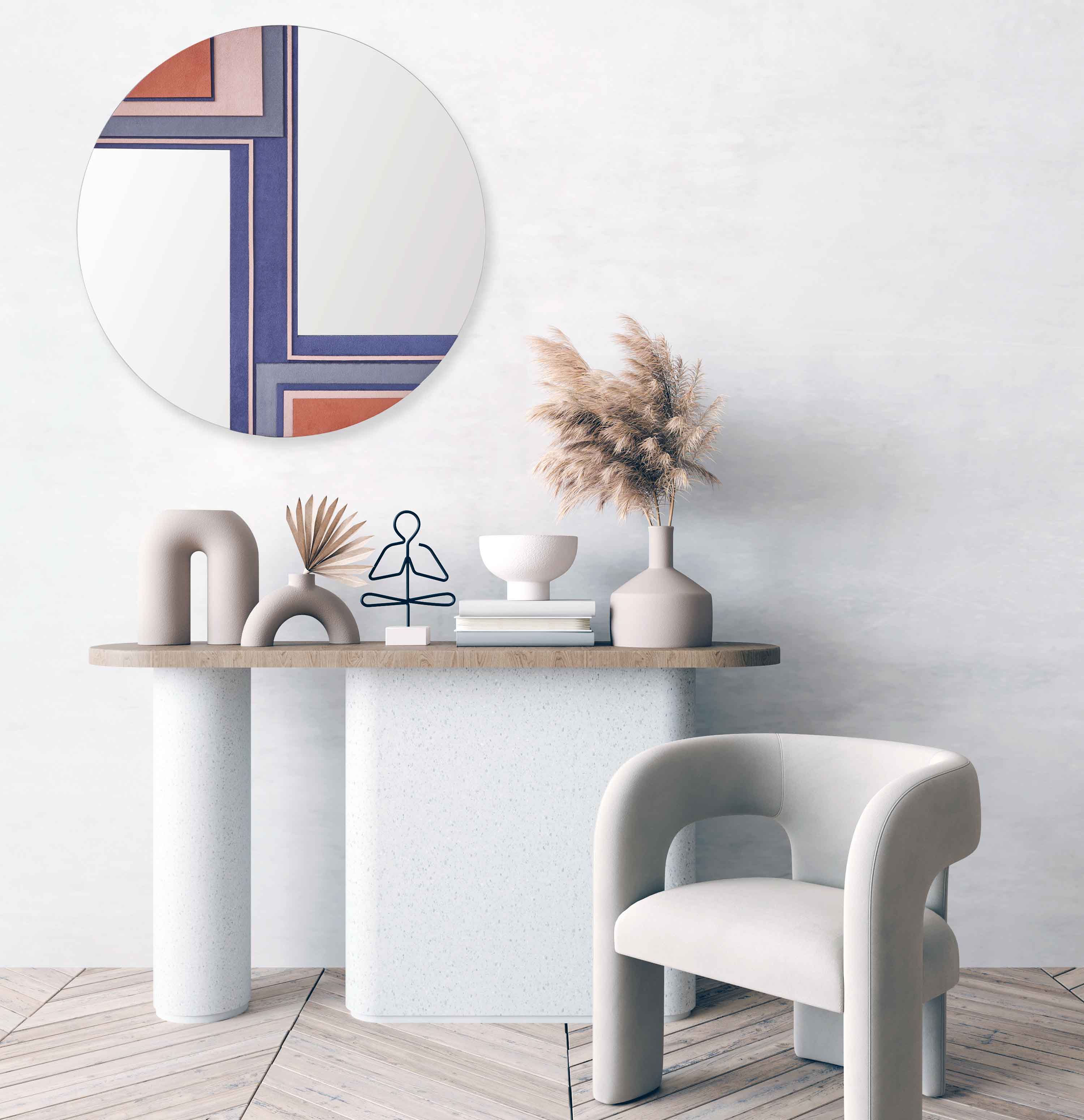 Color Layer 스웨이드 거울